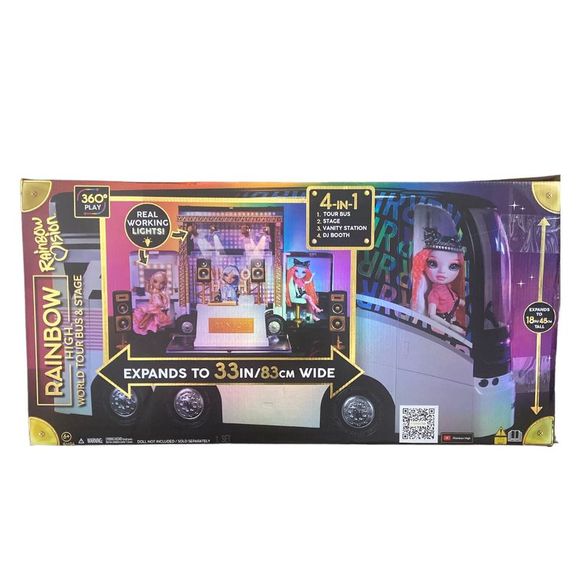Rainbow High | Toys | Rainbow High Rainbow Vision World Tour Bus Stage ...